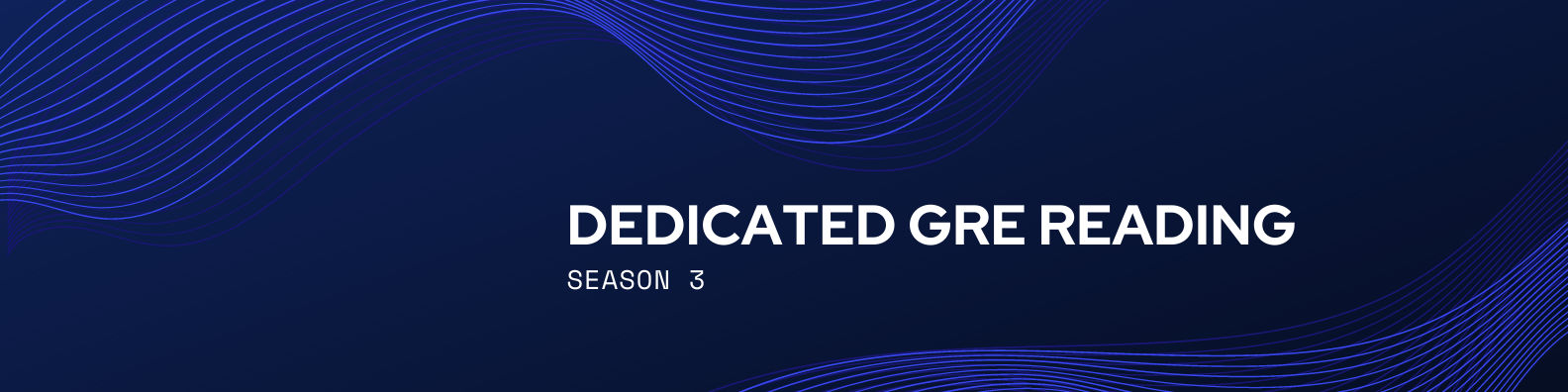 Dedicated Reading Season 3 - GregMat Course - GregMat