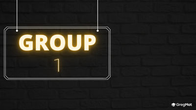 Group 1 Vocabulary Flashcards - GregMat Course - GregMat