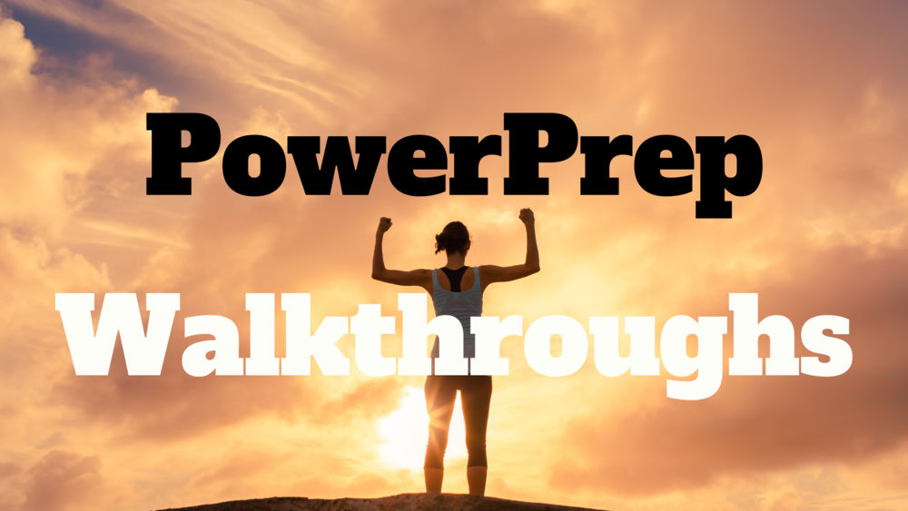 PowerPrep Walkthroughs - GregMat Course - GregMat